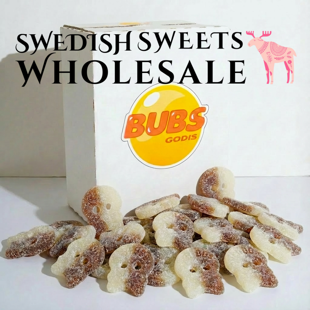 Swedish Candy In Bulk | Bubs Cool Cola Skull Big Pack 3 kg | 6.6 lbs